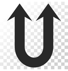 Double forward arrow icon Royalty Free Vector Image