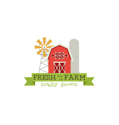 Farm vintage Royalty Free Vector Image - VectorStock