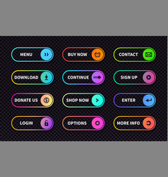 Carbon gui Royalty Free Vector Image - VectorStock