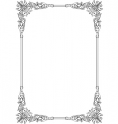 Elegant frame Royalty Free Vector Image - VectorStock