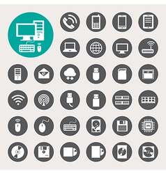 Computer icon Royalty Free Vector Image - VectorStock