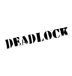 Deadlock rubber stamp Royalty Free Vector Image