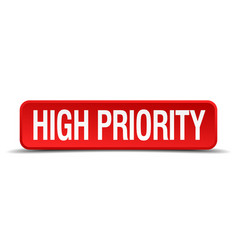 High priority Royalty Free Vector Image - VectorStock