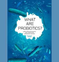 Probiotics types poster Royalty Free Vector Image