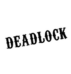 Deadlock rubber stamp Royalty Free Vector Image