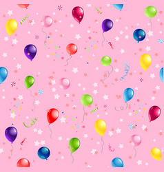 Bright holiday balloons isolated Royalty Free Vector Image