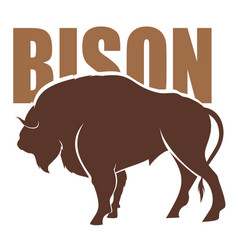 Bison Royalty Free Vector Image - VectorStock