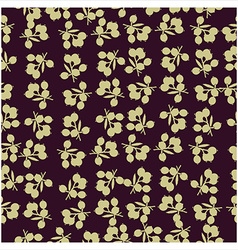 Leavesfruits and flowers seamless pattern Vector Image