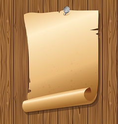 Old paper attached Royalty Free Vector Image - VectorStock