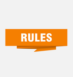 Rules Royalty Free Vector Image - VectorStock