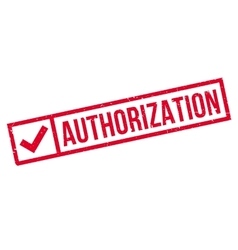 Authorization rubber stamp Royalty Free Vector Image