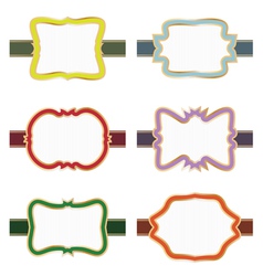 Blank labels Royalty Free Vector Image - VectorStock