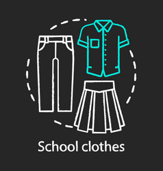 Official school uniform concept icon elementary Vector Image