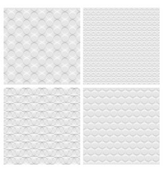 Abstract circles with geometric shapes seamless Vector Image