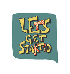 Get started with crowdfunding website page Vector Image