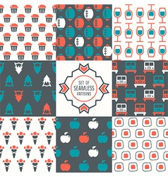 Set of 36 seamless patterns Royalty Free Vector Image