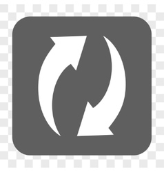 Refresh Rounded Square Button Royalty Free Vector Image