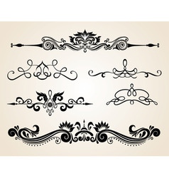 Vintage scrolls Royalty Free Vector Image - VectorStock