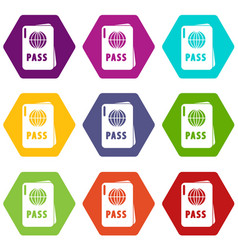 Passport and boarding pass Royalty Free Vector Image