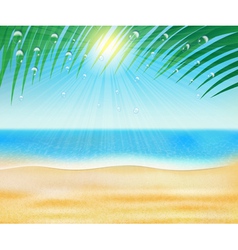 Sea beach Royalty Free Vector Image - VectorStock