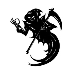 Funny grim reaper Royalty Free Vector Image - VectorStock