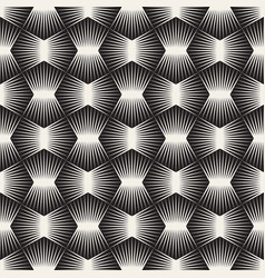 Wavy ripple lines seamless black and white Vector Image