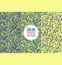 Abstract textile colorful textured triangles Vector Image
