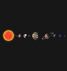 Astronomy solar system and universe infographics Vector Image