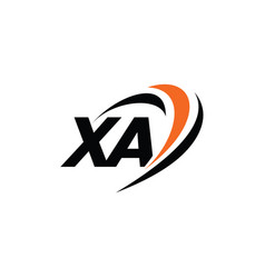 Xa monogram logo Royalty Free Vector Image - VectorStock