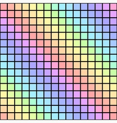 Abstract grid rainbow background Royalty Free Vector Image