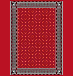 Traditional ajrak pattern tribal ethnic wallpaper Vector Image