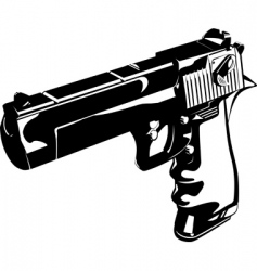 Glitch gun Royalty Free Vector Image - VectorStock