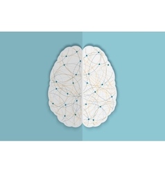 Human brain vec Royalty Free Vector Image - VectorStock