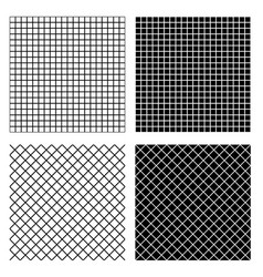 Grid mesh textures repeatable Royalty Free Vector Image