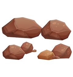 Big and small rocks Royalty Free Vector Image - VectorStock