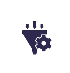 Conversion rate optimization icon Royalty Free Vector Image