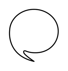 Speech bubble message icon Royalty Free Vector Image