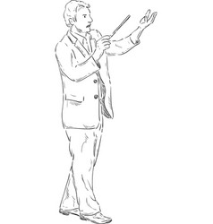 Conductor Royalty Free Vector Image - VectorStock