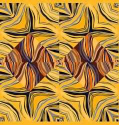 Psychedelic circular optical pattern with trendy Vector Image