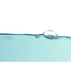 Watercolor h2o lettering Royalty Free Vector Image