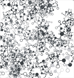 Molecule on the white background Royalty Free Vector Image