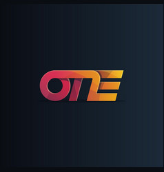 Number 4 logo logotype design Royalty Free Vector Image