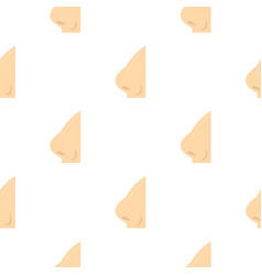 Plastic surgery nose pattern seamless Royalty Free Vector