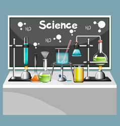 Science tools and containers Royalty Free Vector Image