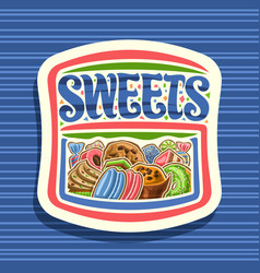 Logo for sweet shop Royalty Free Vector Image - VectorStock