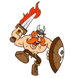 Angry Viking Royalty Free Vector Image - VectorStock