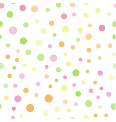 Seamless pattern with colorful animal foot prints Vector Image