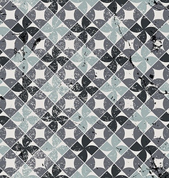 Old tiles seamless background retro style pattern Vector Image