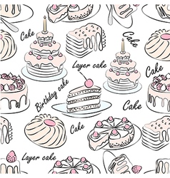 Bakery seamless 2 Royalty Free Vector Image - VectorStock