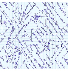 Maths seamless pattern EPS 8 Royalty Free Vector Image